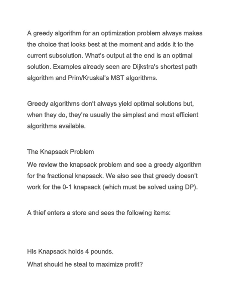 A Nonlinear Knapsack Problem | PDF | Dynamic Programming | Systems Analysis