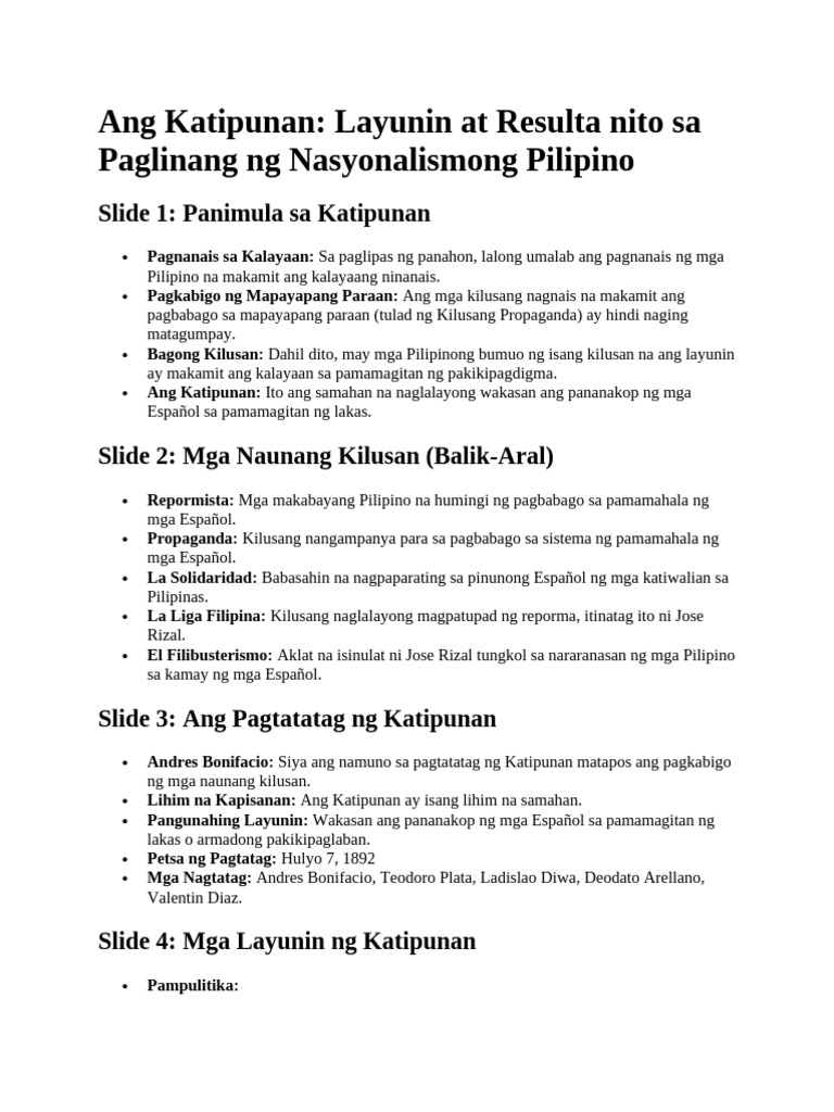 Ang Katipunan | PDF