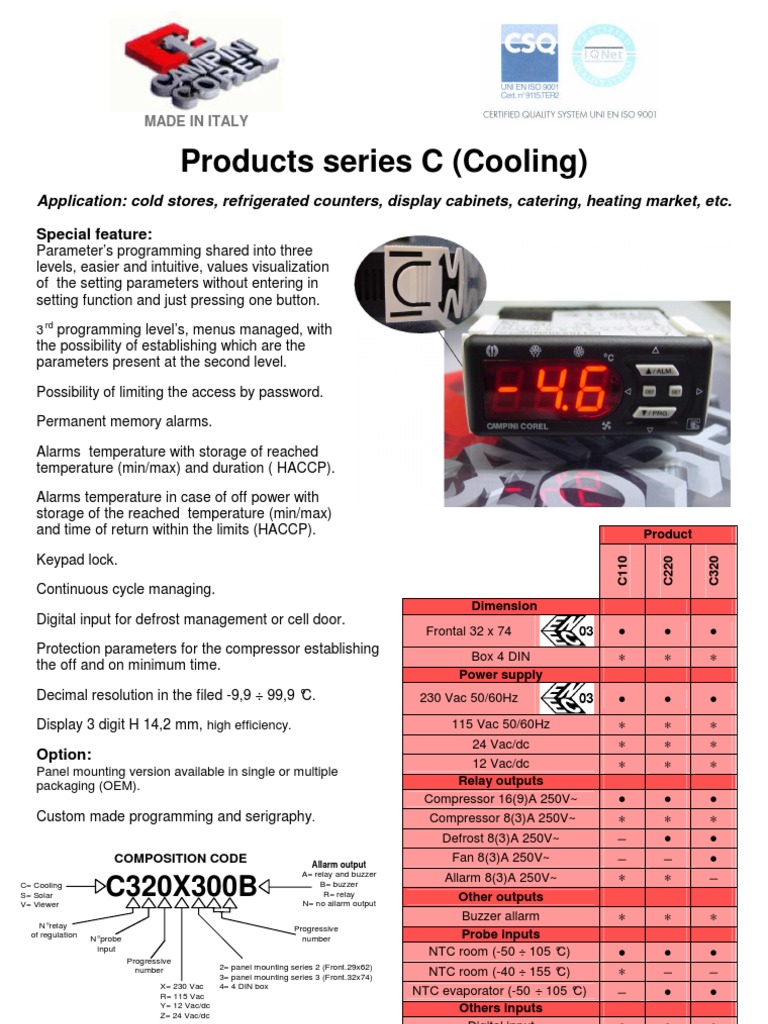 Campini Corel Prodotti Schemi-C03 | PDF | Relay | Power Supply