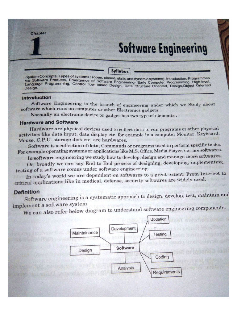 Software Engineering Unit 1 | PDF