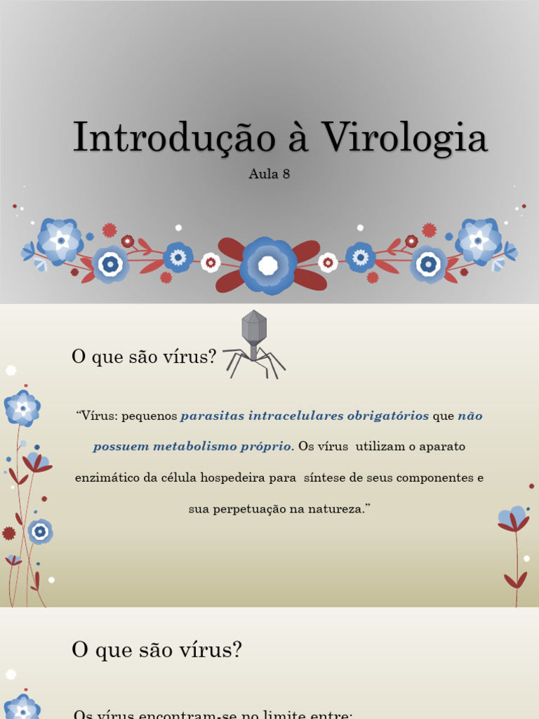 Introdução à Virologia: Estrutura e Função dos Vírus | PDF | Vírus ...