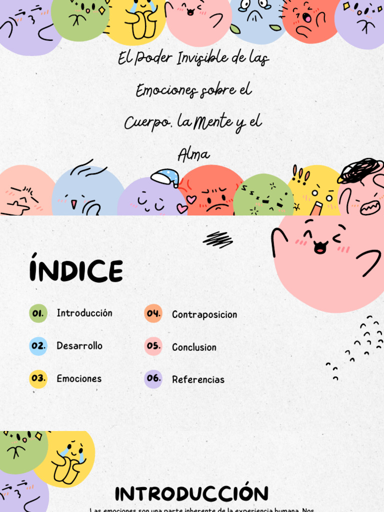 Emociones y su Impacto en el Bienestar | PDF | Las emociones | Mente