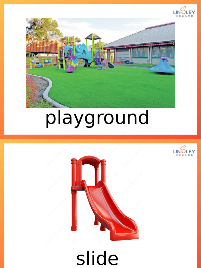 Flashcards Unit 1.3 School Places - Playground | PDF