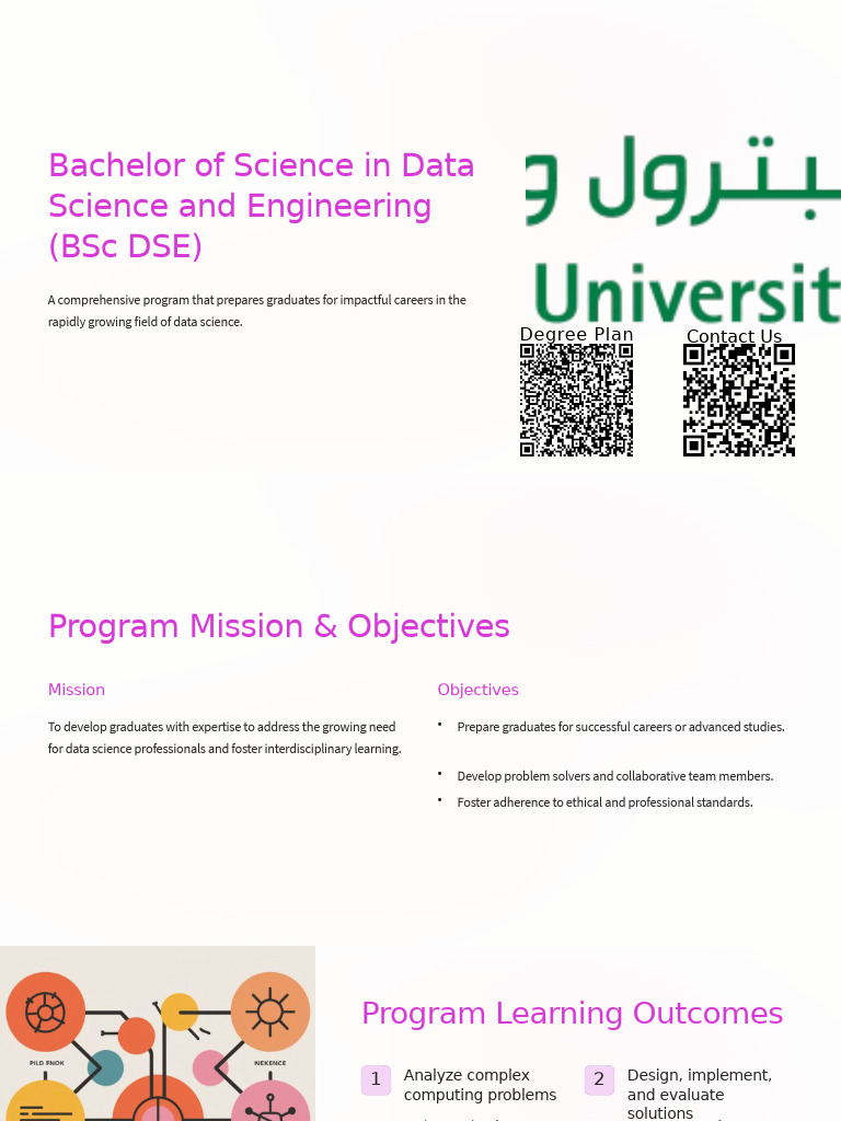Bachelor of Science in Data Science and Engineering BSC DSE | PDF ...