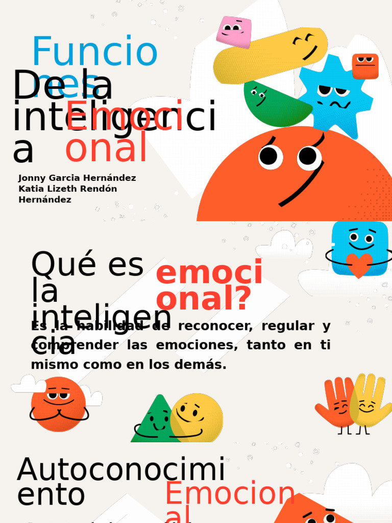 Emotional Intelligence in Children Presentation | PDF | Las emociones ...