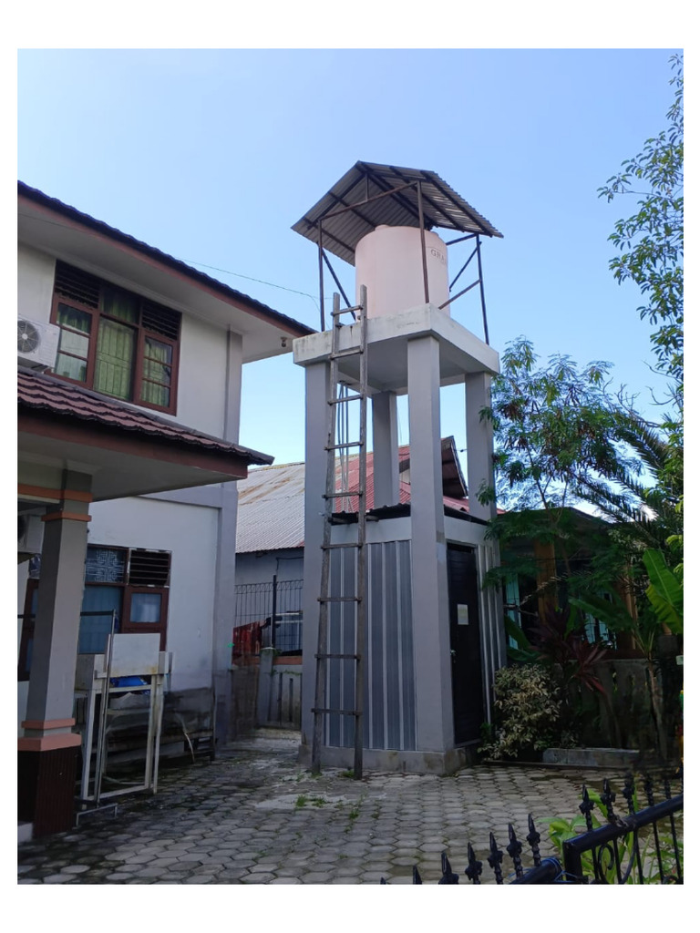 Foto Tandon Air Puskesmas Panarung | PDF