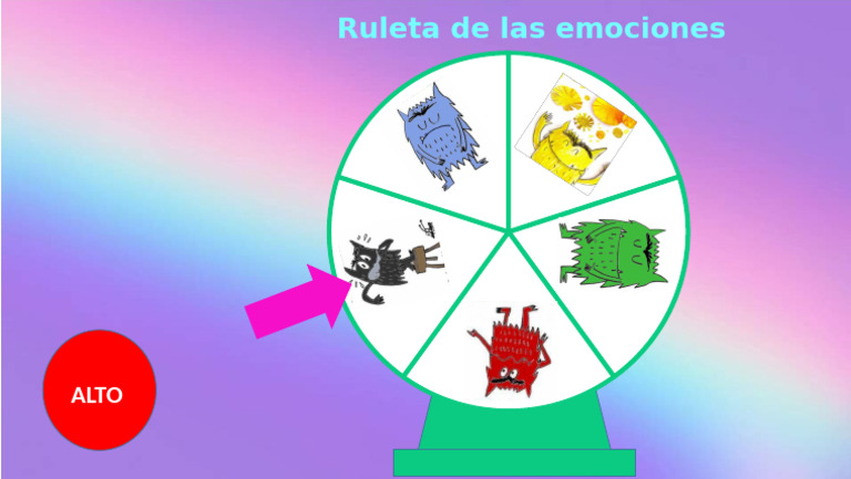 Ruleta de Emociones Monstruo de Colores | PDF