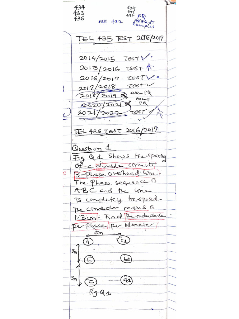 2016-2017 Test Solution Tel 435 | PDF