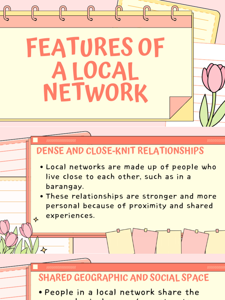 Key Features of Local Networks | PDF | Community | Psychology
