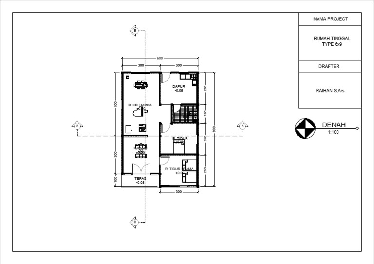Denah Type 6x9 - 104501 | PDF