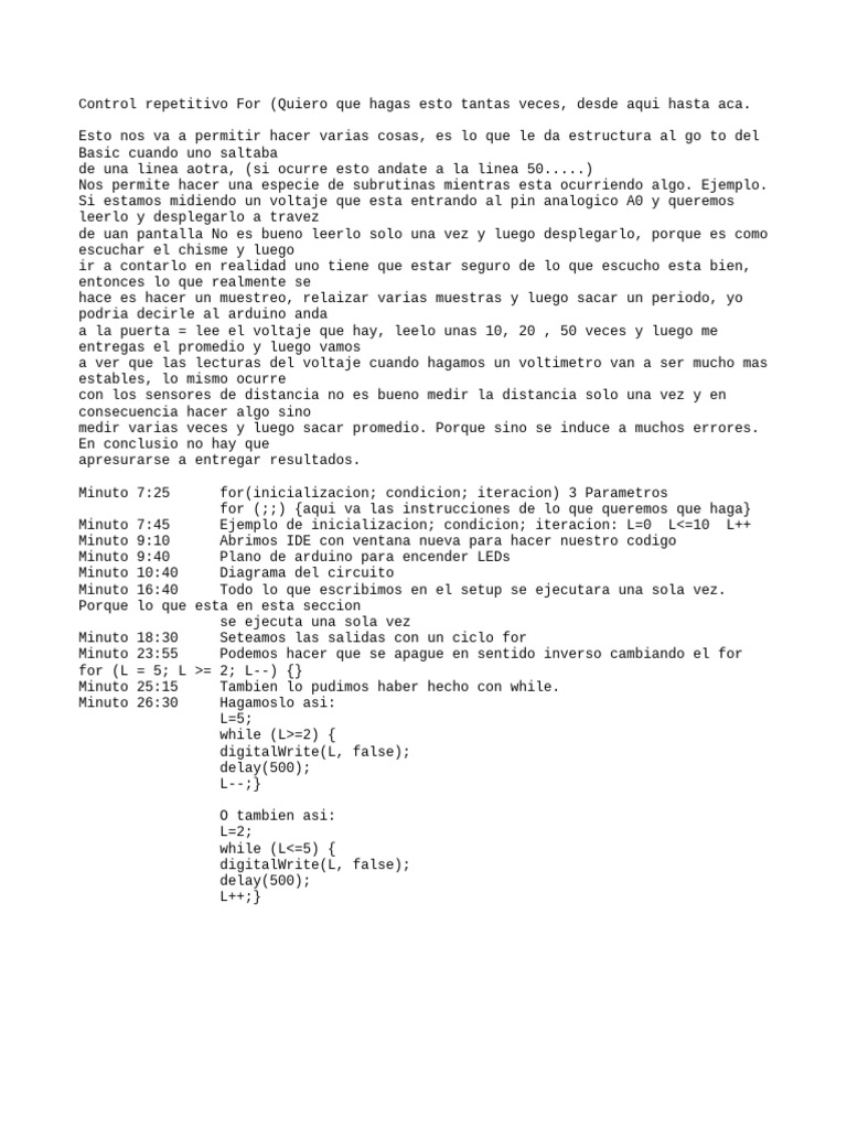 Cap-6c, Control Repetitivo For - While | PDF