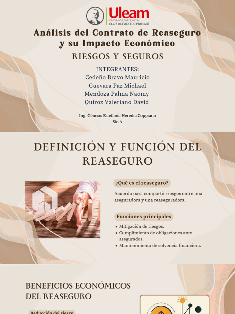 Riesgos y Seguros | PDF | Reaseguro | Seguro