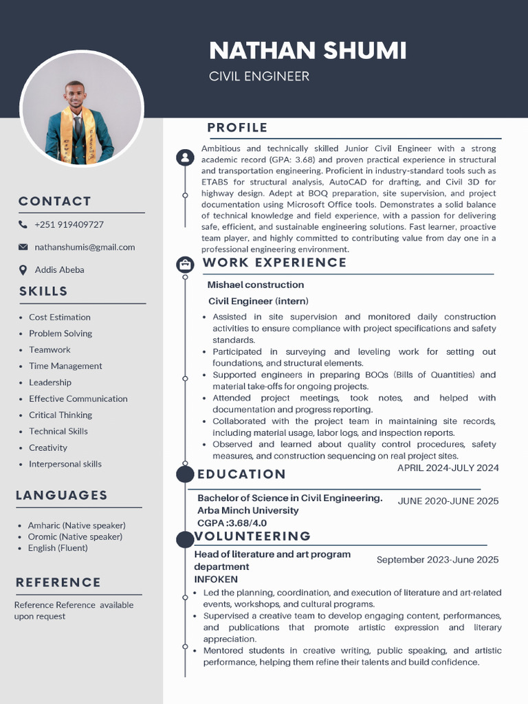 Nathan Professional CV | PDF
