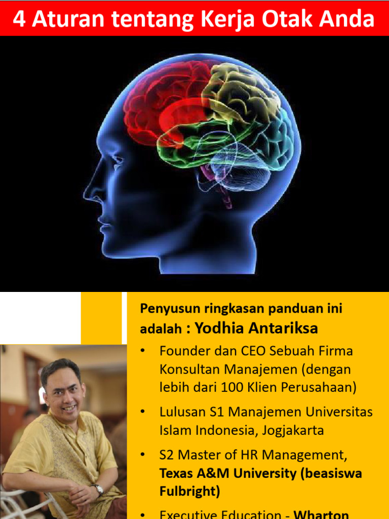 4 Aturan Stimulasi Otak Menurut Medina | PDF