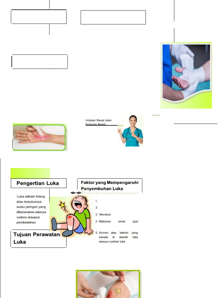 Leaflet Perawatan Luka | PDF