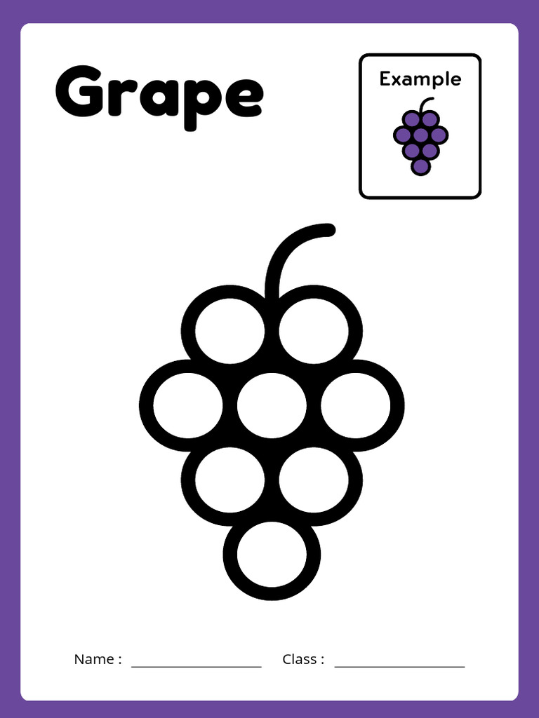 Grape Coloring | PDF