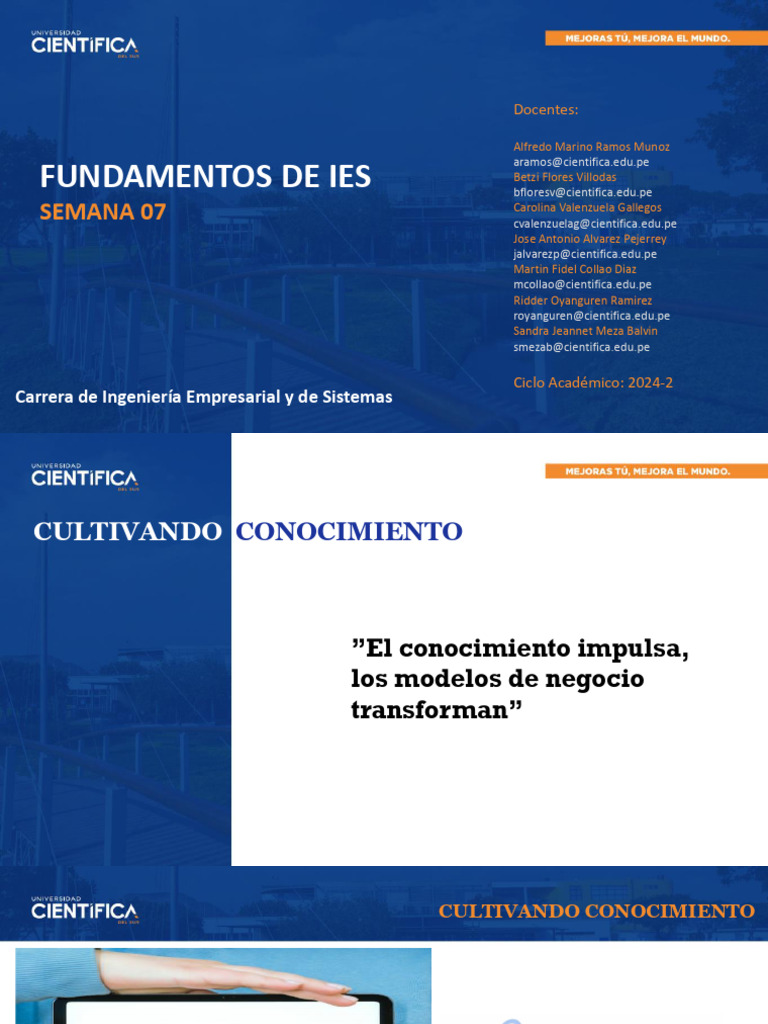 semana 9 FIES 2024_2 | PDF | Computación en la nube | Modelo de negocio