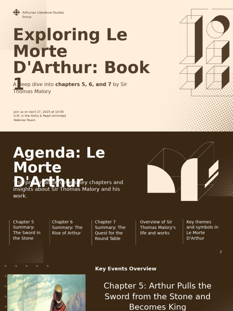 Insights on Le Morte D'Arthur Chapters | PDF | Le Morte D'arthur | King ...