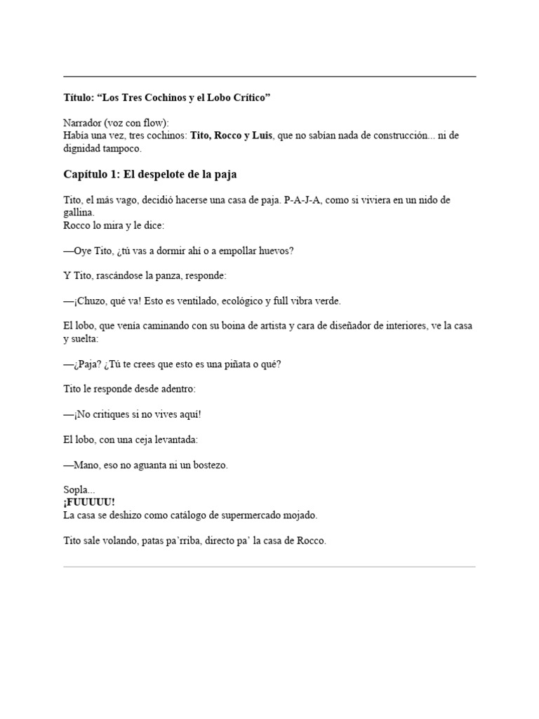 3 Cochinitos | PDF