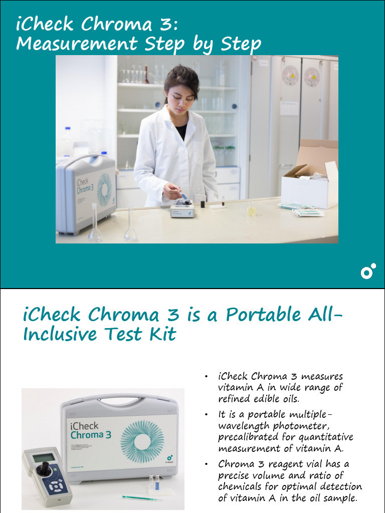 ICheck Chroma 3 - Measurement Step-By-step - EN - 2023 | PDF | Syringe | Measurement