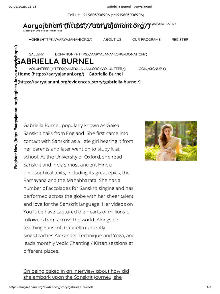 Gabriella Burnel: Sanskrit Journey | PDF | Sanskrit | Hindu Texts