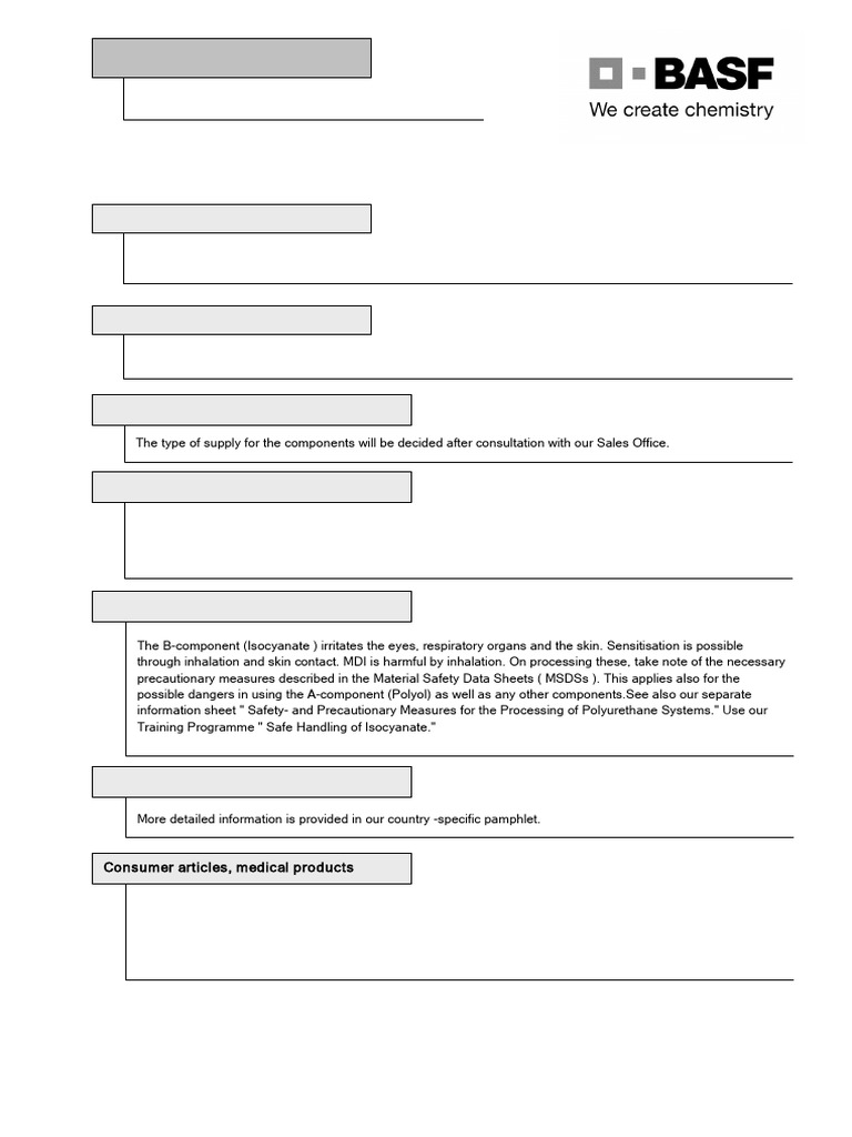 Elastopor H 2100-78 21072017 | PDF | Polyurethane | Materials