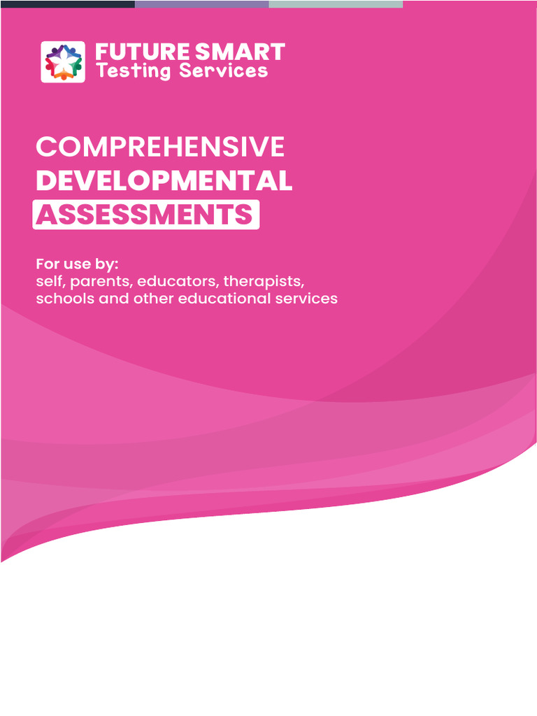 Comprehensive Developmental Assessments | PDF | Learning Disability ...