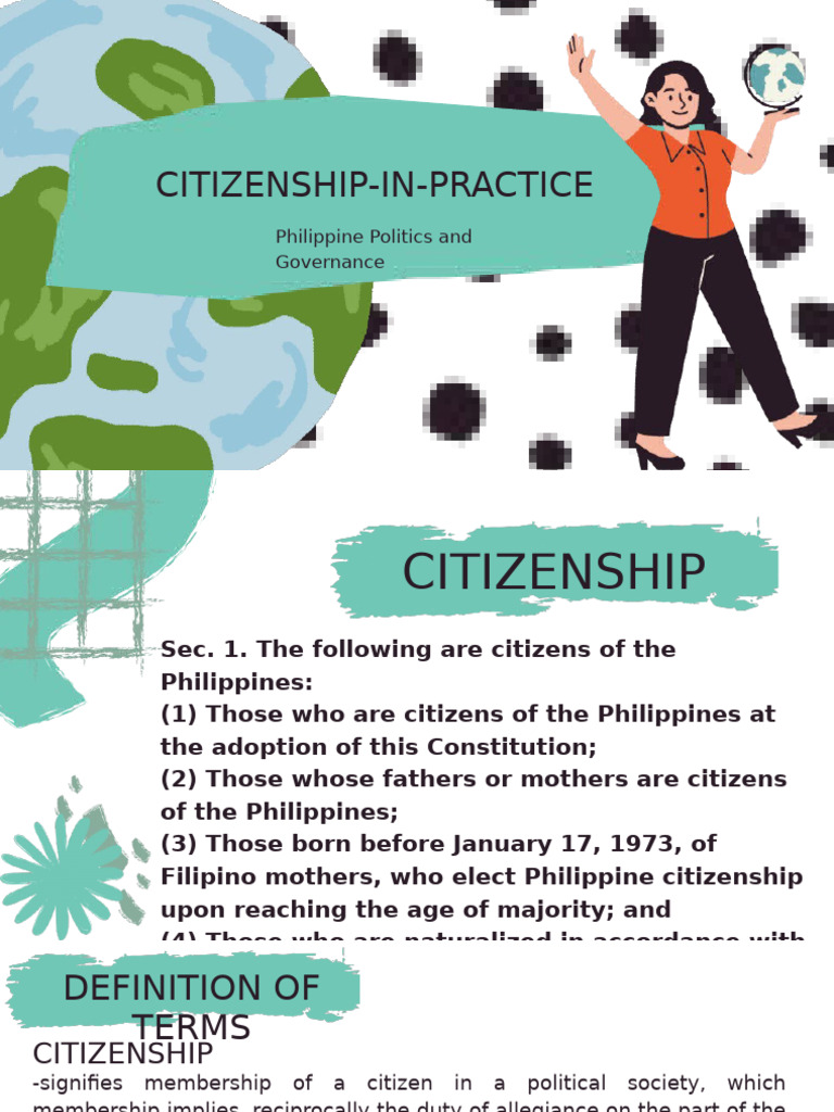 Understanding Philippine Citizenship Laws | PDF | Naturalization ...