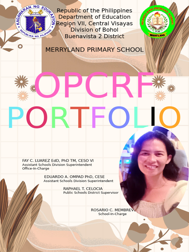 Fay C. Luarez OPCRF Portfolio | PDF