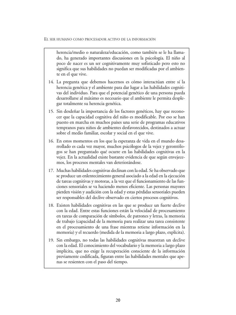 Habilidades Cognitivas Básicas Formación y Deterio... - (PG 20 - 23 ...