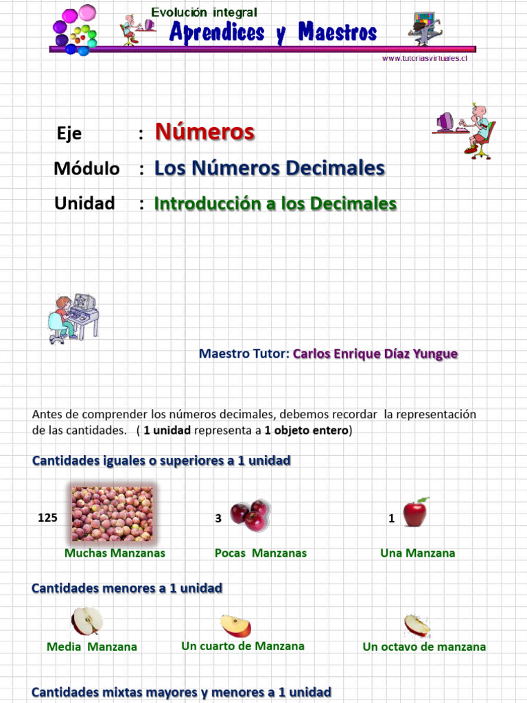 Introducción A Los Decimales | PDF | Decimal | División (Matemáticas)