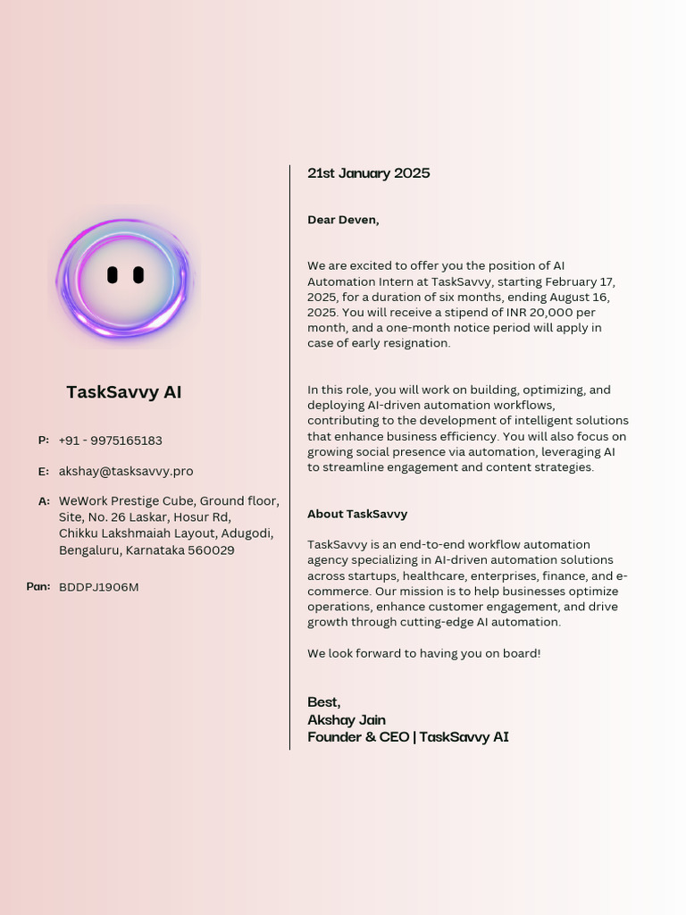 TaskSavvy - Deven | PDF