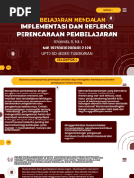 BM.6. Modul 6 Pembelajaran Mendalam - Implementasi Dan Refleksi Perencanaan Pembelajaran | PDF