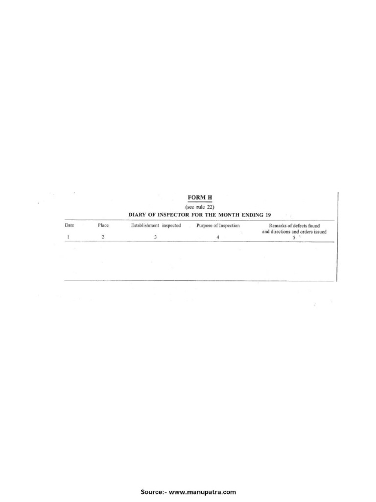 Form H | PDF