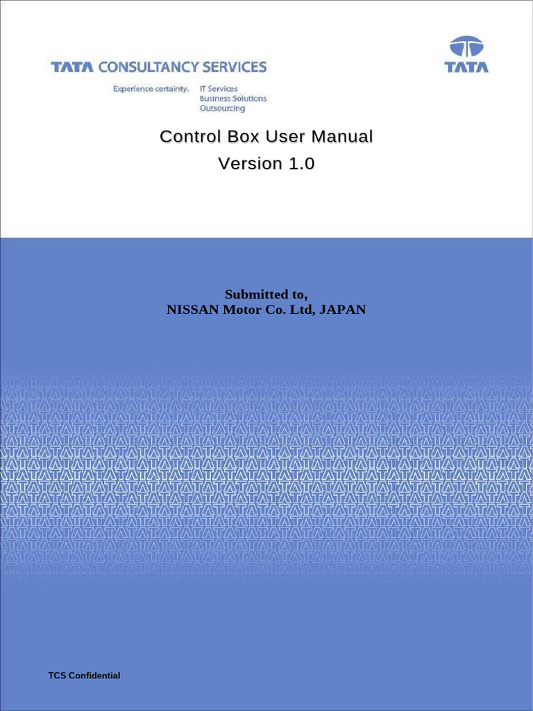 Control Box User Manual Overview | PDF | Switch | Electrical Engineering