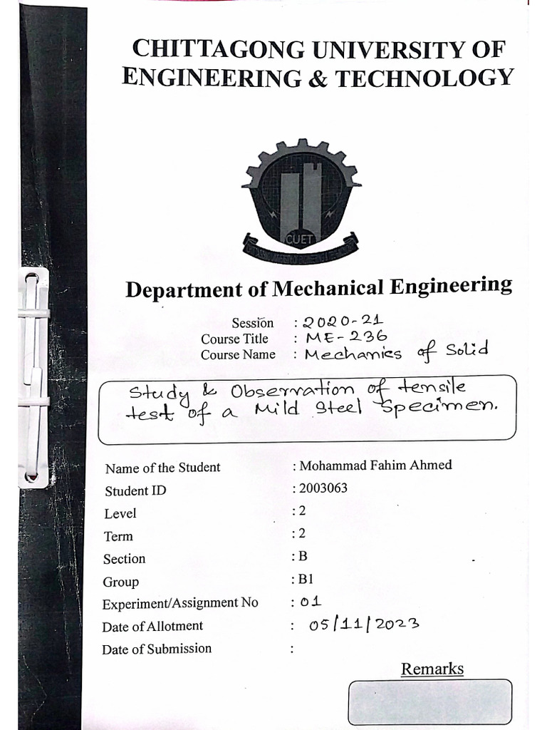 Solid Lab-01 report © B1-1- | PDF
