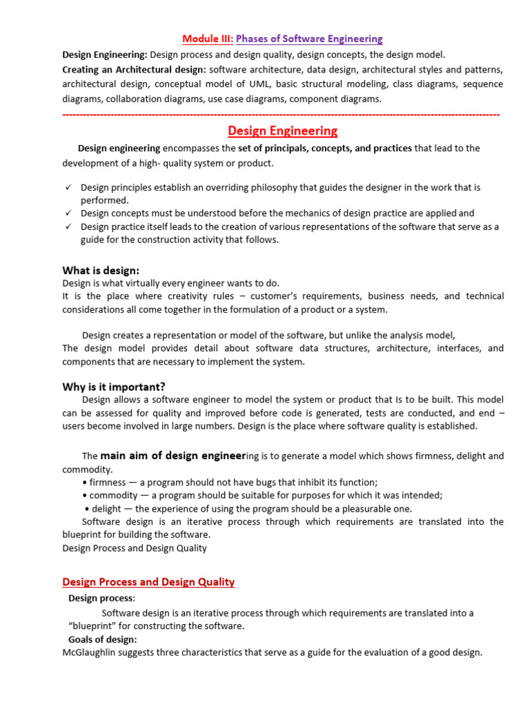 SEM-C0518-Module III Phases of Software Engineering | PDF | Class ...