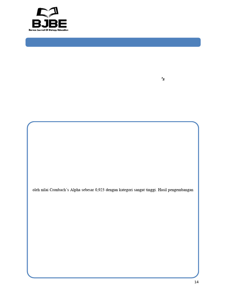 Analisis Validitas Angket Sikap Biologi | PDF