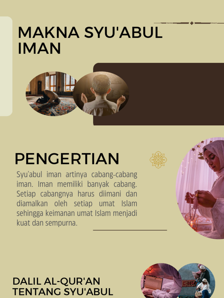 Makna dan Cabang Syu'abul Iman | PDF