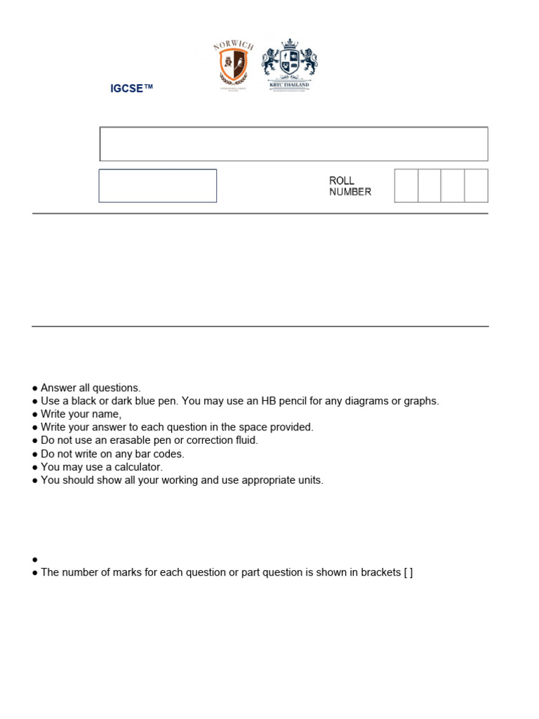 Pre IG Term 3 Physics Question Paper Final | PDF | Volcano | Rock (Geology)