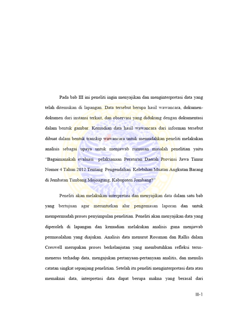 Bab 3 Penyajian Dan Analisis Data | PDF