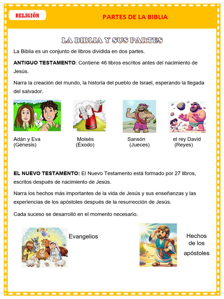Actividades del Nuevo Testamento para Niños | PDF