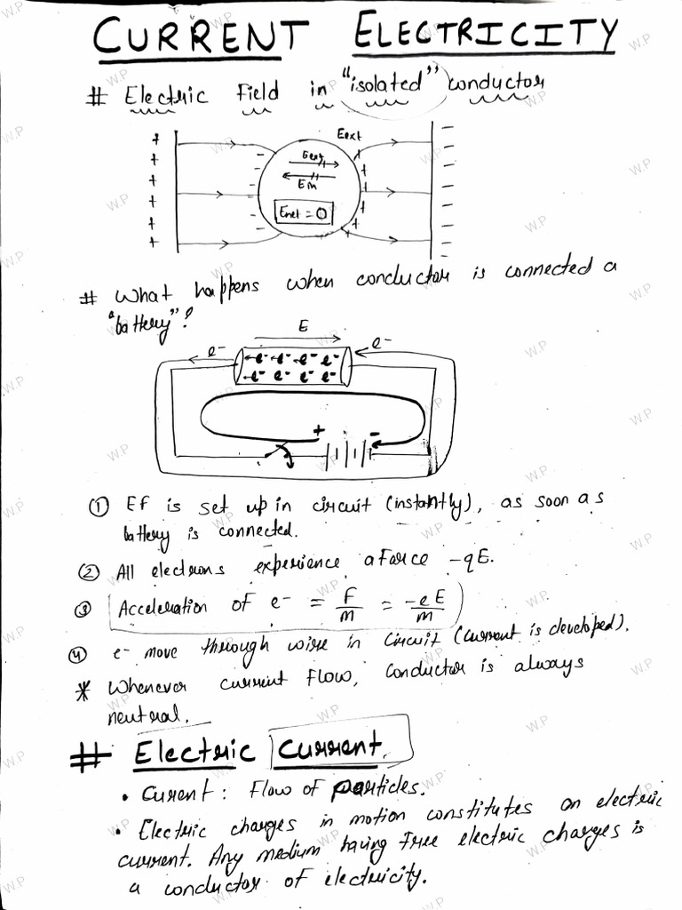 Current Electricity | PDF