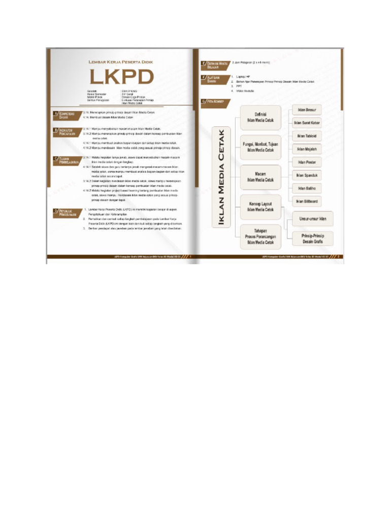 LKPD Desain Media Cetak | PDF