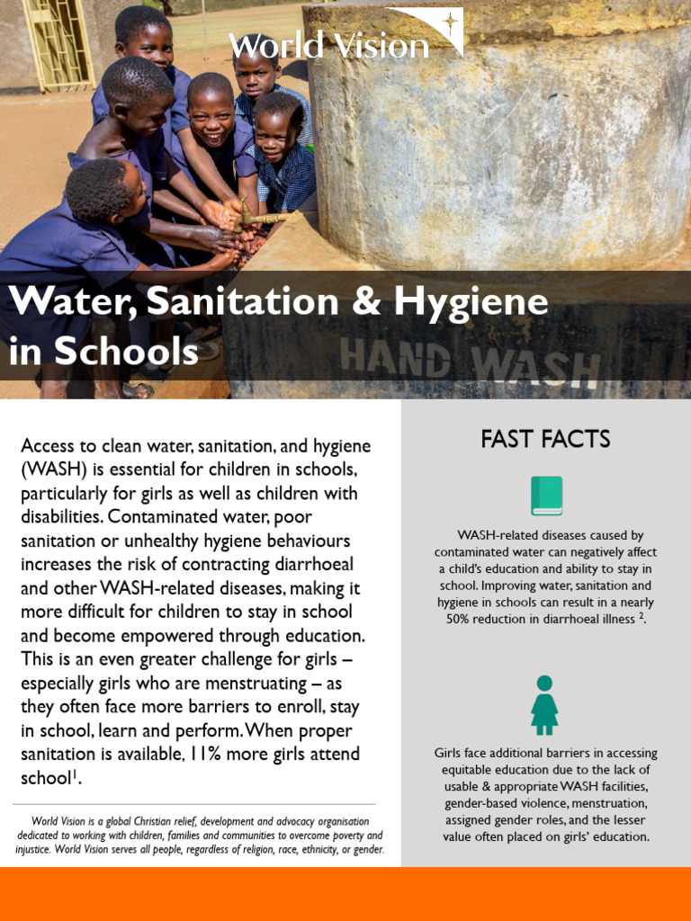 WASH in Schools: Enhancing Education Access | PDF | Wash | Sanitation