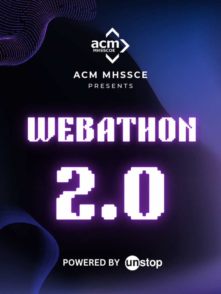 Webathon 2.0: National Hackathon Overview | PDF
