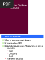 MSA Training | PDF | Accuracy And Precision | Measurement