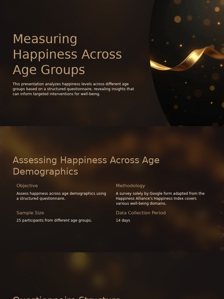 Measuring Happiness Across Ag | PDF | Happiness | Well Being