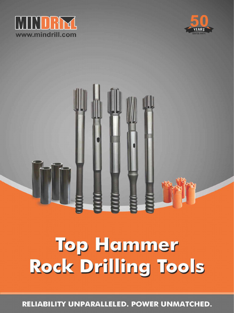 MINDRILL Top Hammer Drilling Tools | PDF | Secondary Sector Of The ...