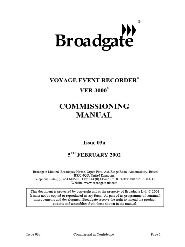 Ver 3000 Commissioning (Issue 03a) | PDF | Video | Resistor